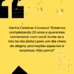 Frase de aniversário de loja: 54 frases comemorativas para lojas